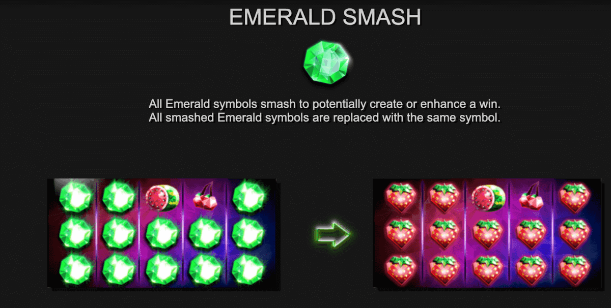 Emerald Smash Slot Review | 2024 | $250,000 max win, 97% RTP