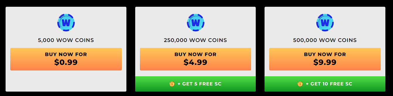 WOW Vegas Social Casino Review | 5000 WOW Coins Bonus!